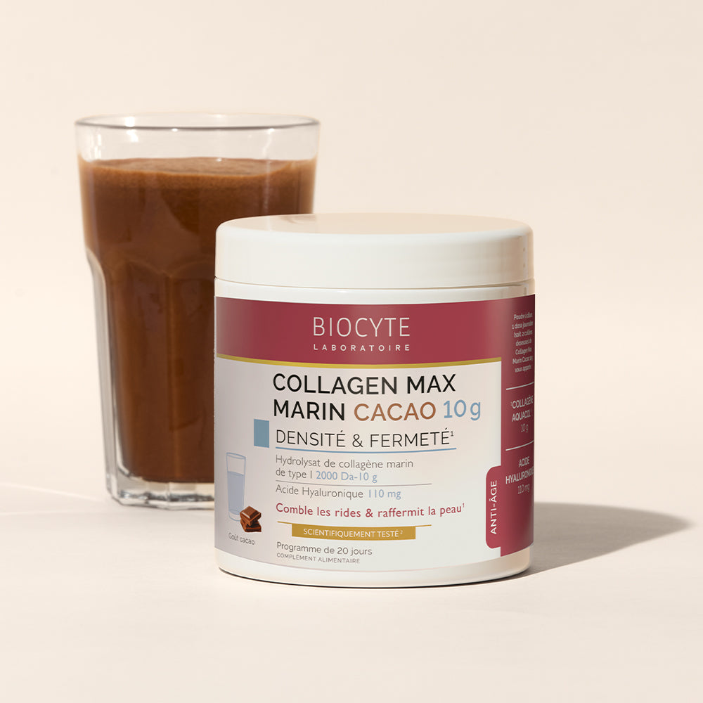 COLLAGEN MAX MARIN CACAO 10 G - Biocyte Peau - Pot de 260 grammes