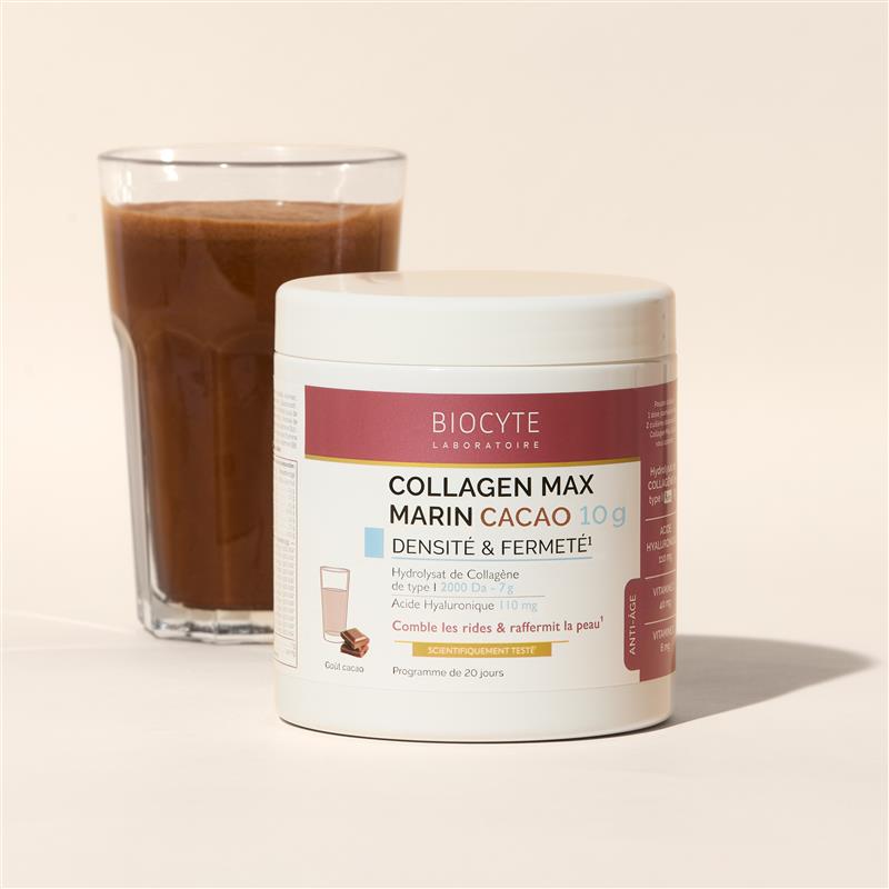 Collagen Max Marin 10g Cacao, 20 Jours de Cure | Biocyte
