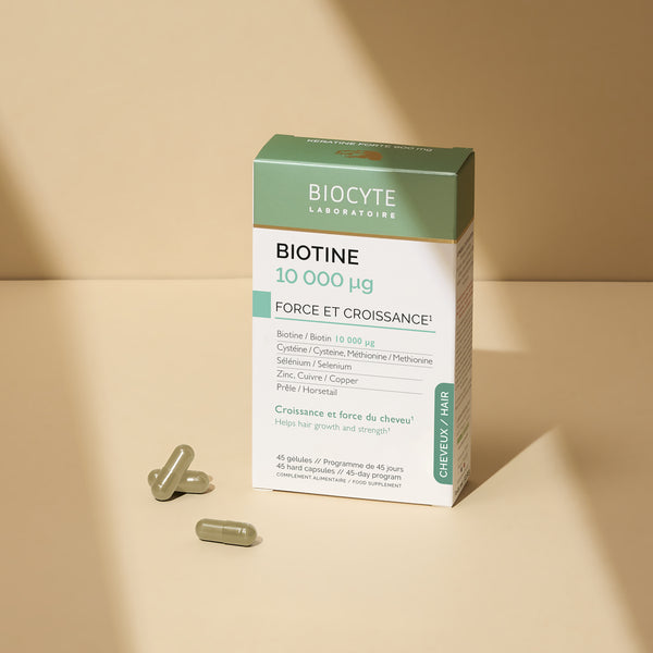 Biotine 10 000 µg | Stimule la croissance des cheveux